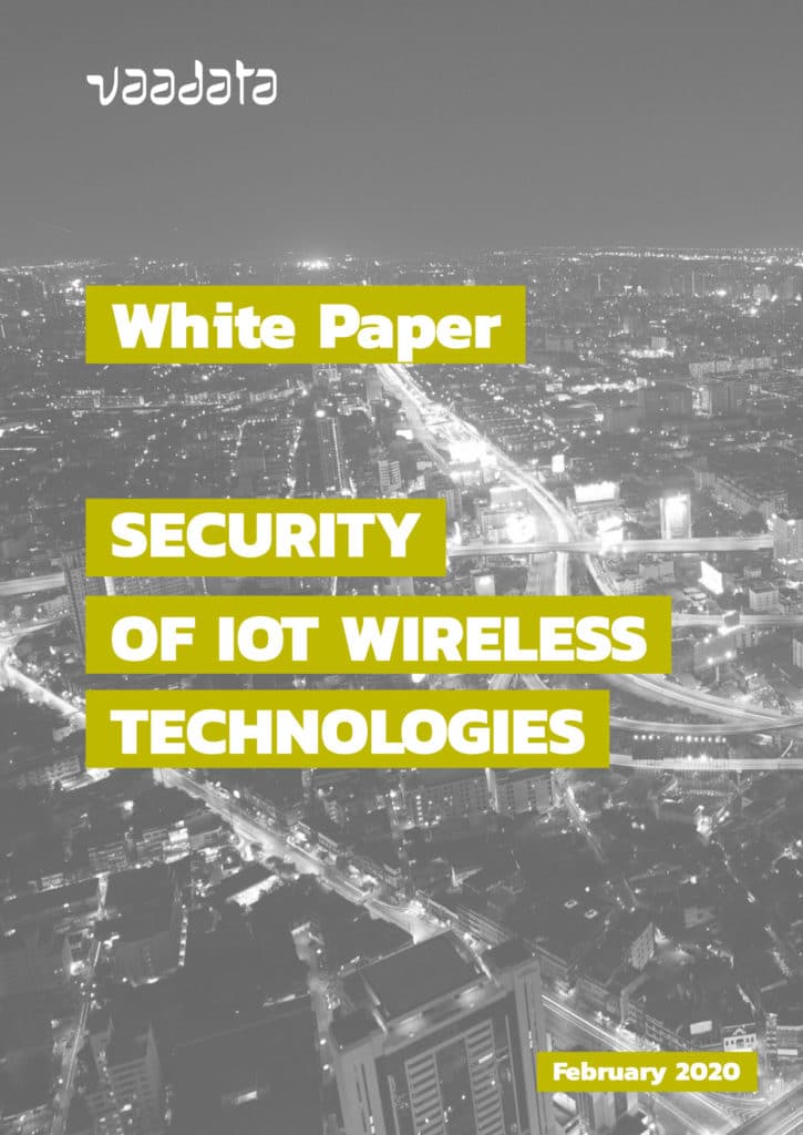 White paper: Security of IoT Wireless Technologies