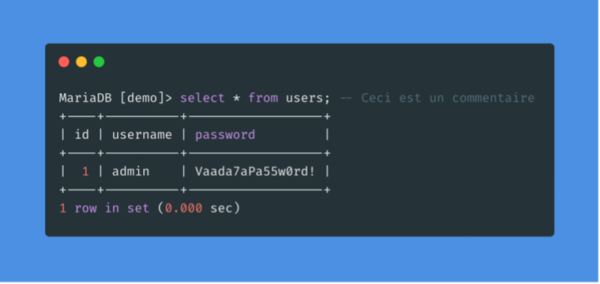 Injection SQL: principes, impacts, bonnes pratiques sécurité